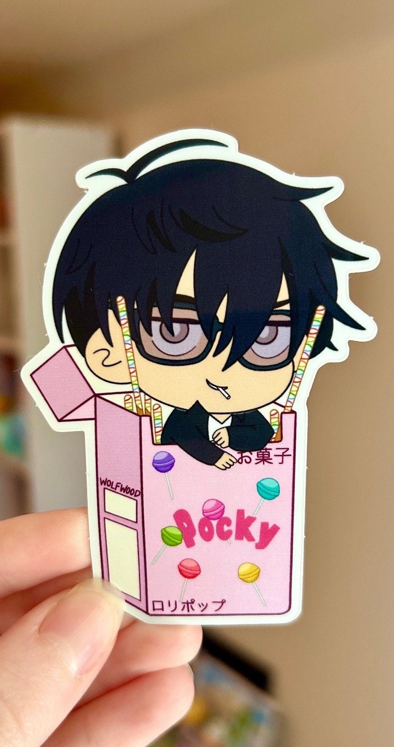 Anime Pocky Sticker - Etsy