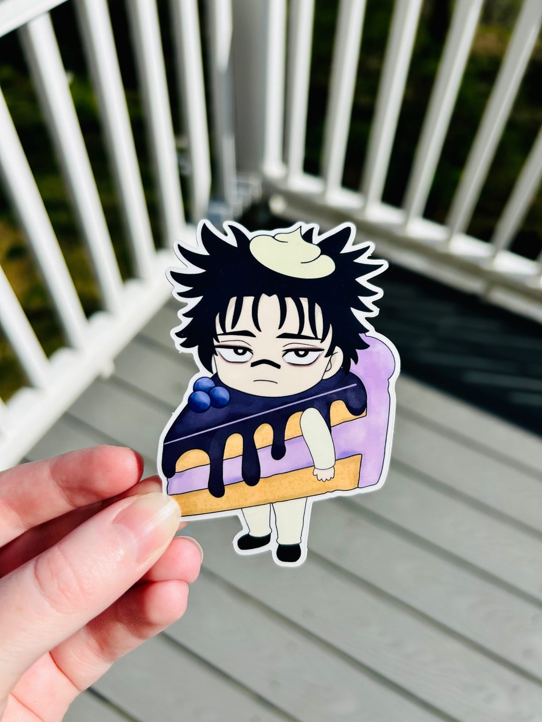 Anime Cake Sticker - Etsy