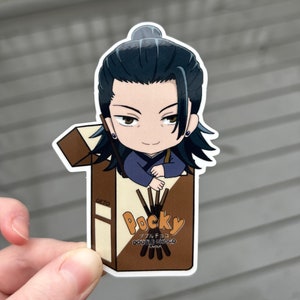 Anime Pocky Sticker (set of 2) - Etsy