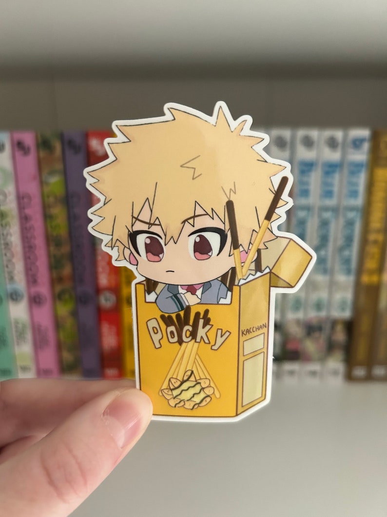 Anime Pocky Sticker Pack set of 3 - Etsy