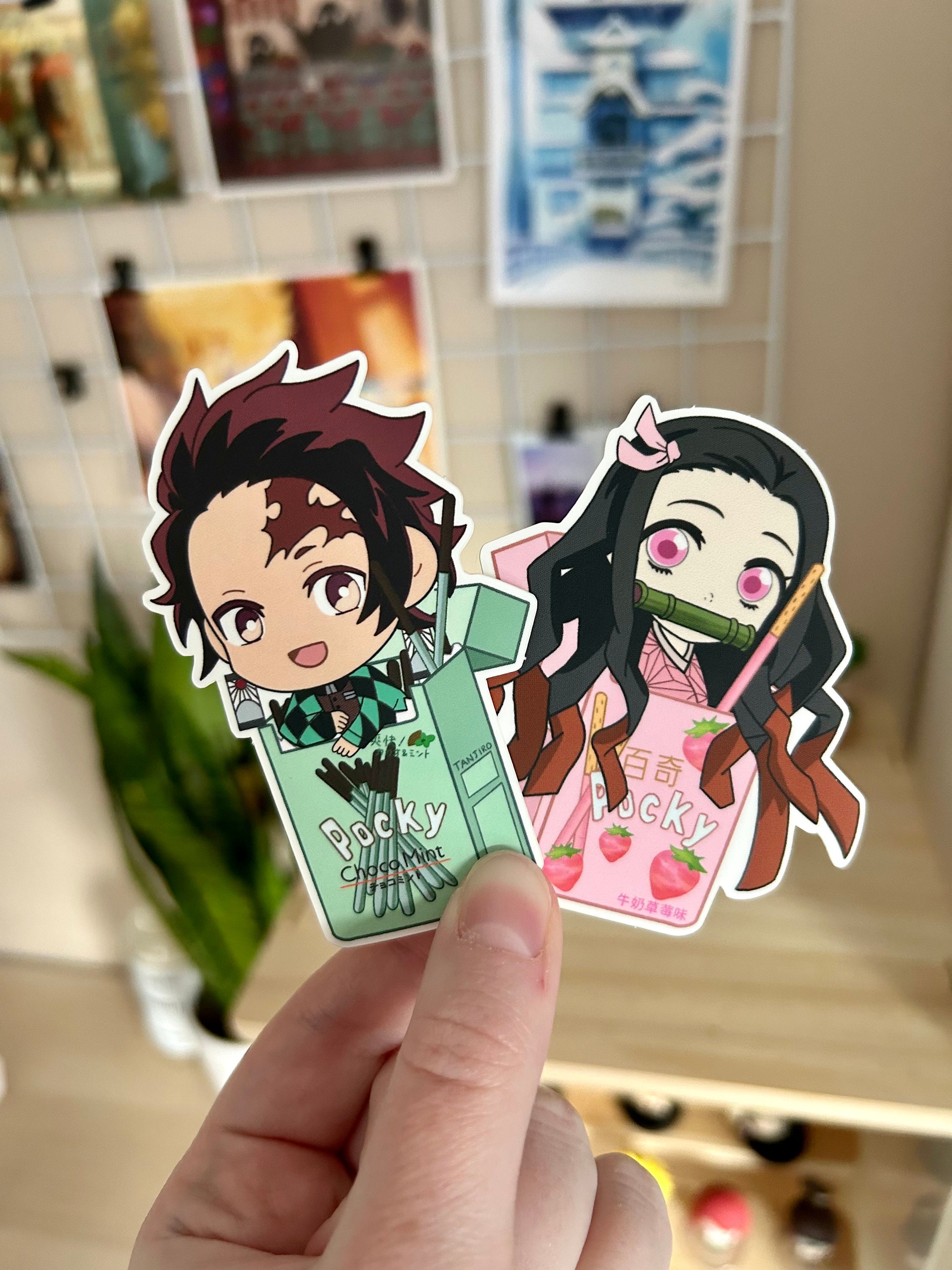 Anime Pocky Sticker Pack set of 2 - Etsy