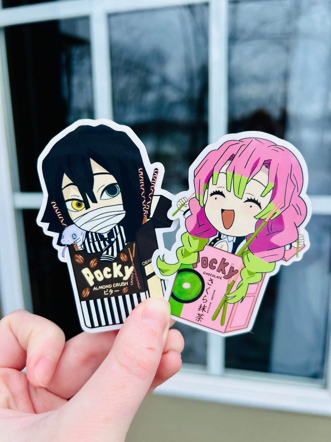 Anime Pocky Stickers (set of 2) - Etsy
