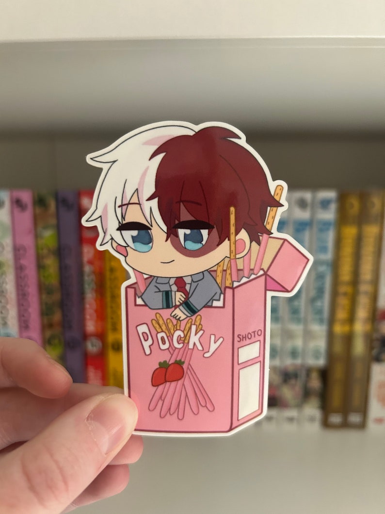 Anime Pocky Sticker Pack set of 3 - Etsy