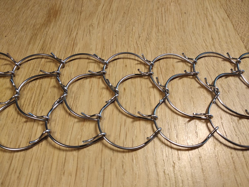 Cilice de cuisse, métal & cuir, trois rangs - Etsy France