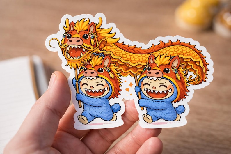 Chinese New Year Horse Labubu Clipart PNG – Kawaii Cartoon Pack Set ...