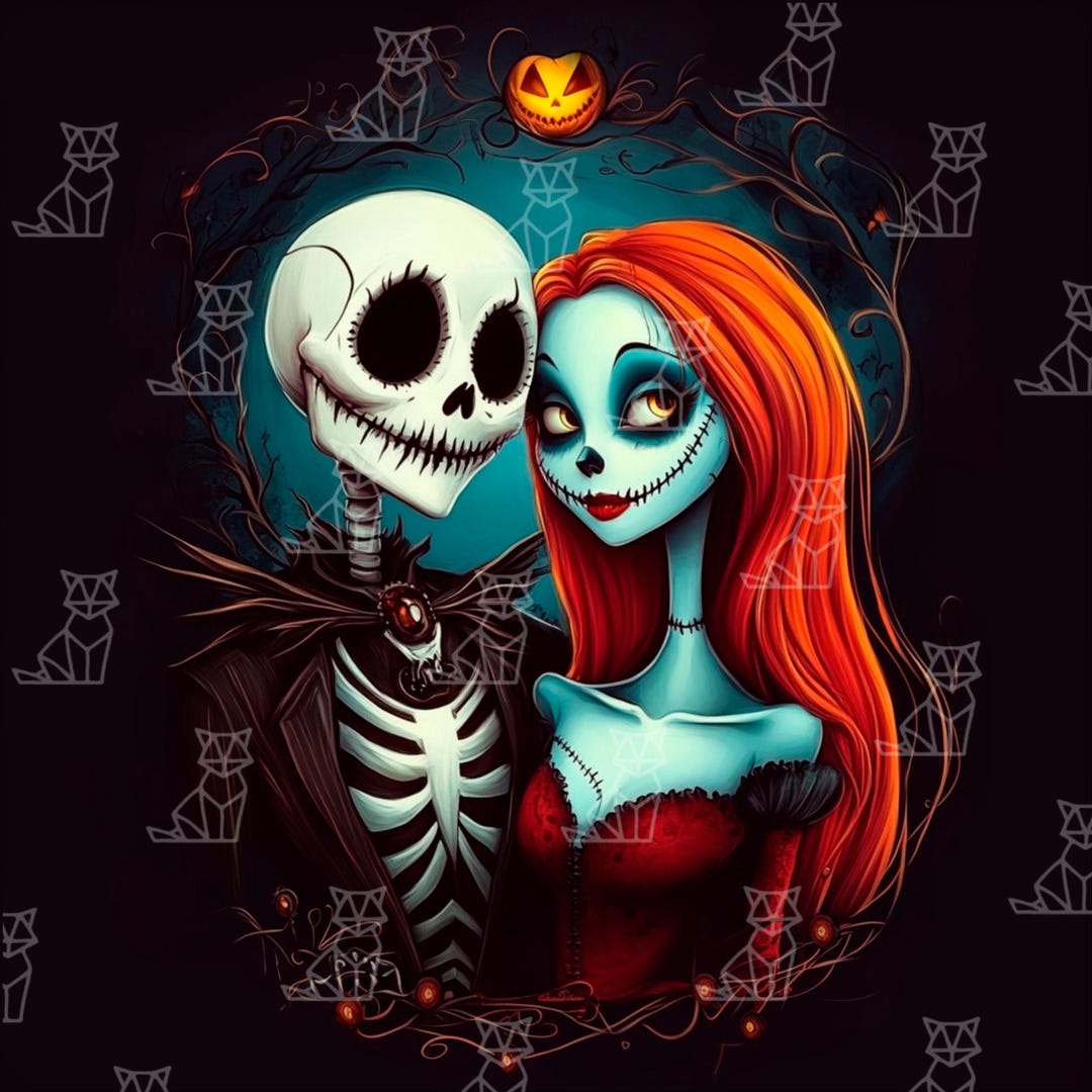 Jack and Sally Png, Jack Png, Sally Png, Jack Halloween - Tumbler ...