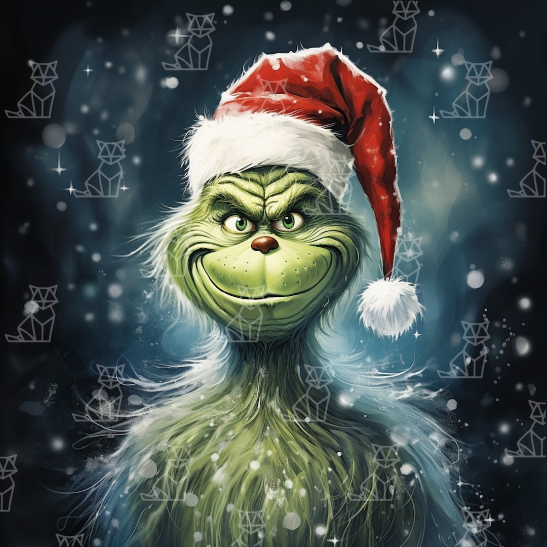 The Grinch PNG Grinch PNG Ginch Tumbler Grinch Digital - Etsy