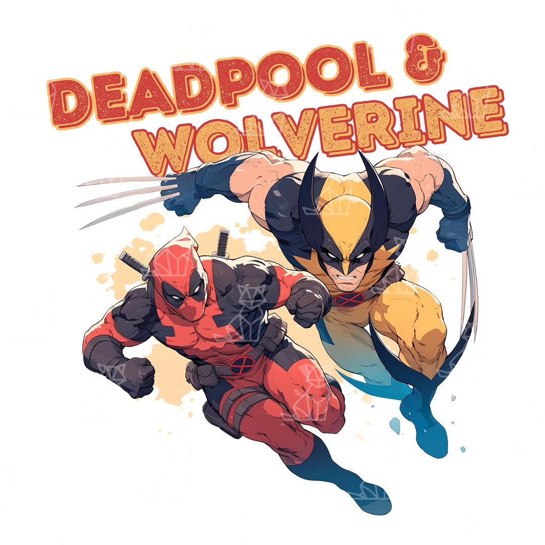 Deadpool PNG, Wolveerine Png, Super Heroes Cartoon Animated T-shirt ...