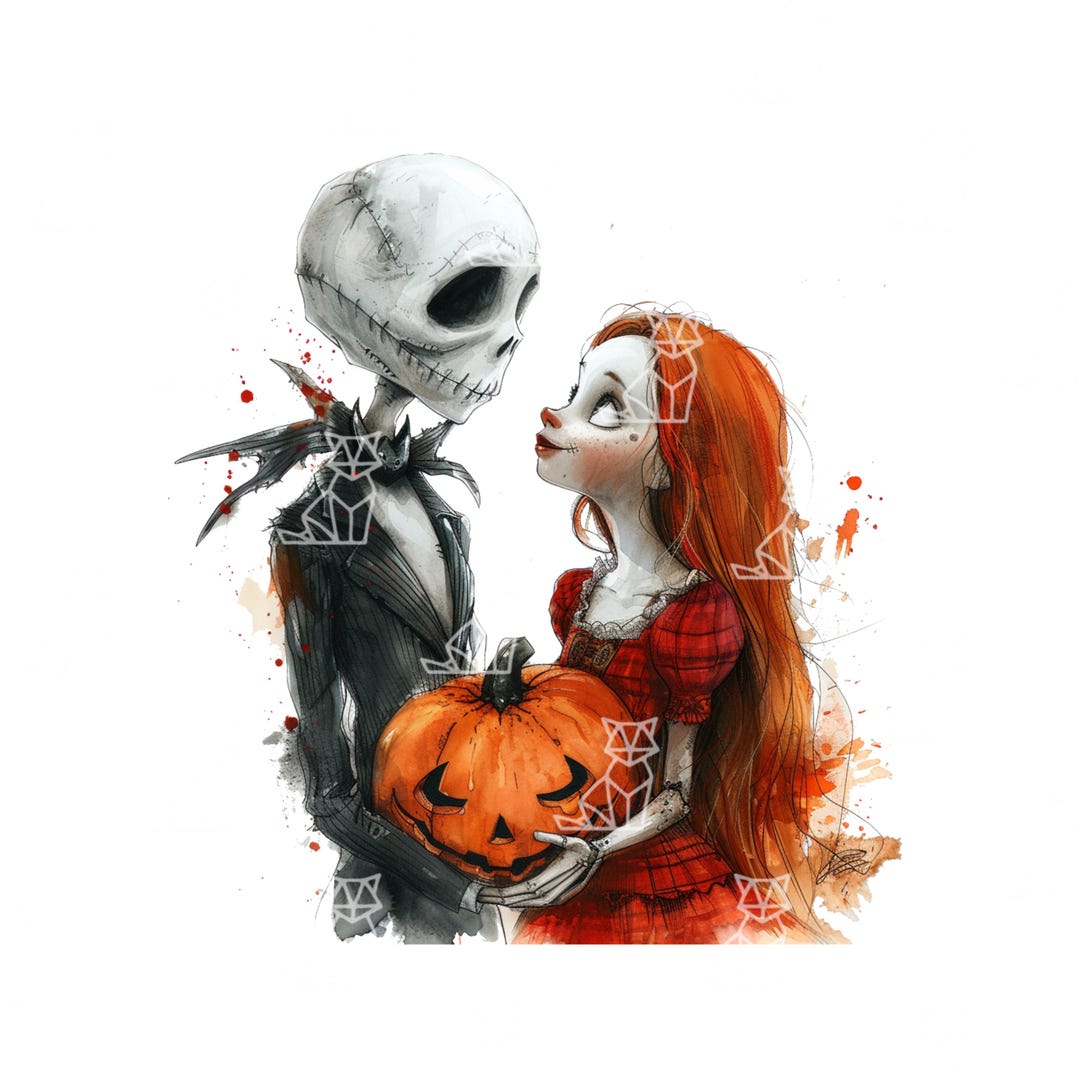 Jack and Sally Png, Jack Png, Sally Png, Nightmare Before Christmas PNG ...