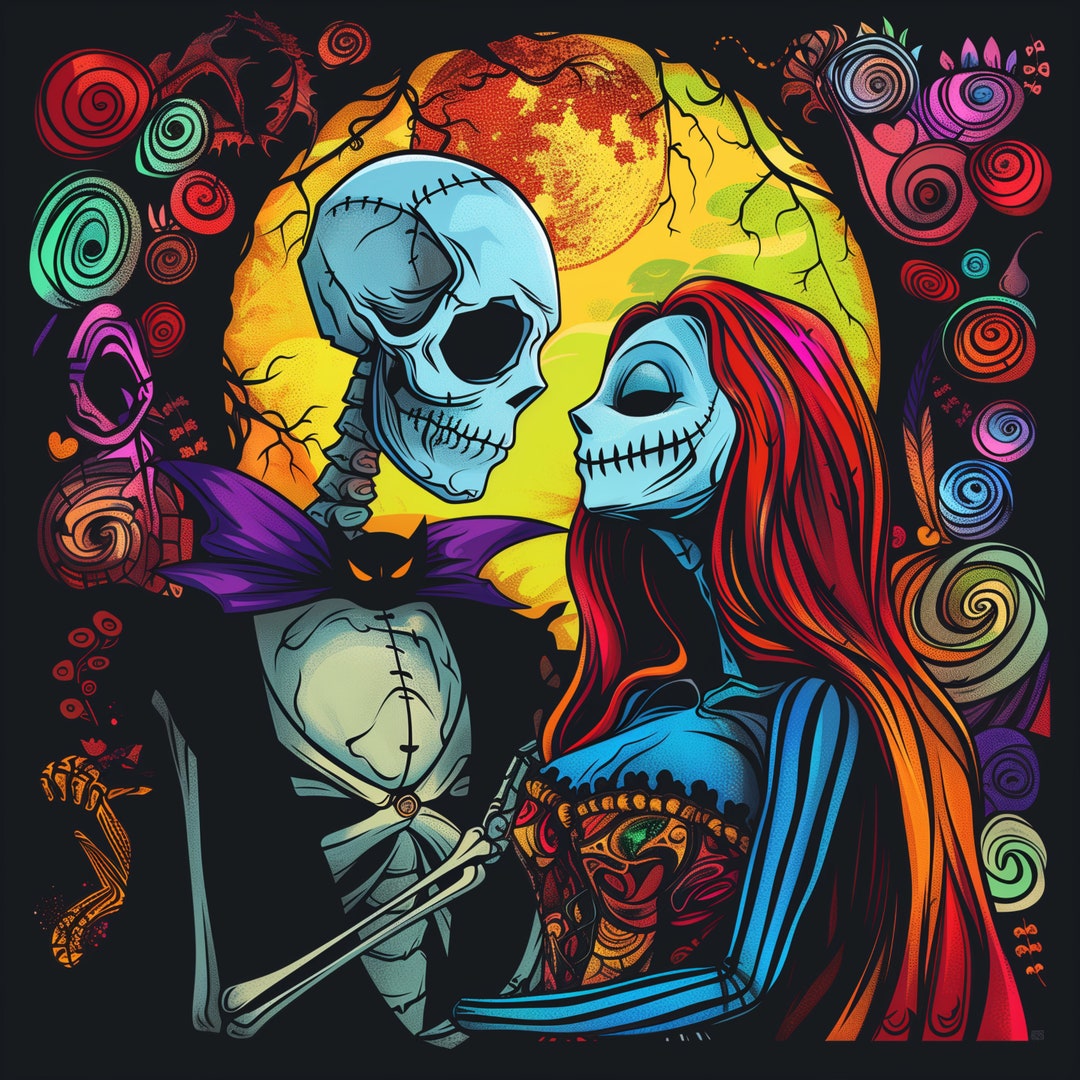 Jack and Sally Png, Jack Png, Sally Png, the Nightmare Before Christmas ...