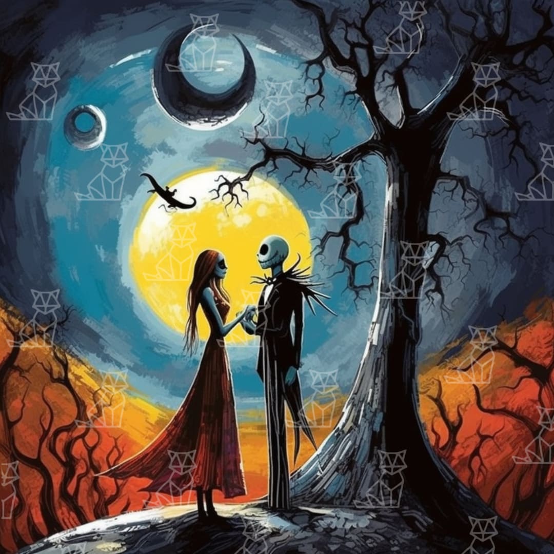Jack and Sally Png, Jack Png, Sally Png, the Nightmare Before Christmas ...