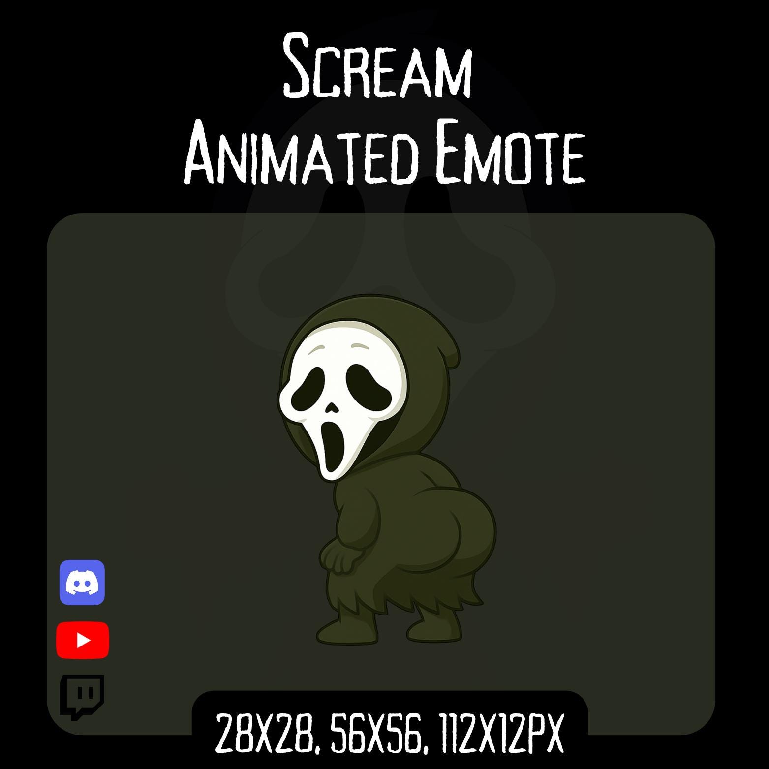 Chibi Ghostface Twerk GIF: Animated Scream Emote (digital Download) - Etsy
