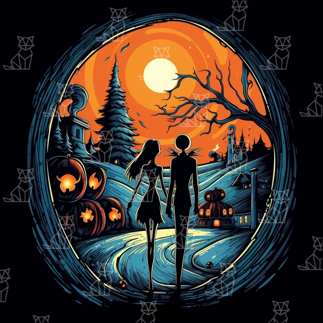 Jack and Sally Png, Jack Png, Sally Png, Nightmare Before Christmas PNG ...