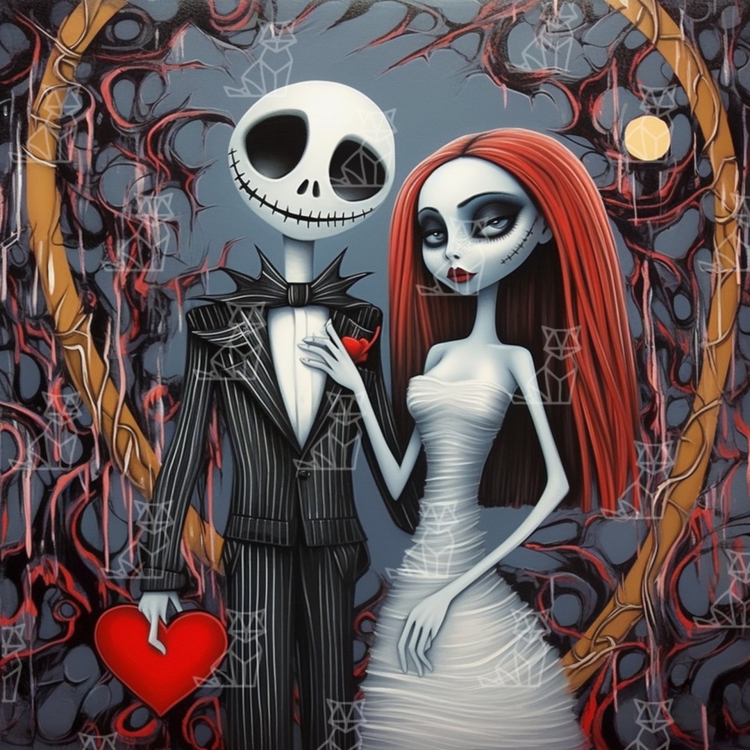 Jack and Sally Png, Jack Png, Sally Png, Nightmare Before Christmas PNG ...