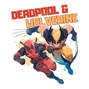 Deadpool PNG, Wolveerine Png, Super Heroes Cartoon Animated T-shirt ...