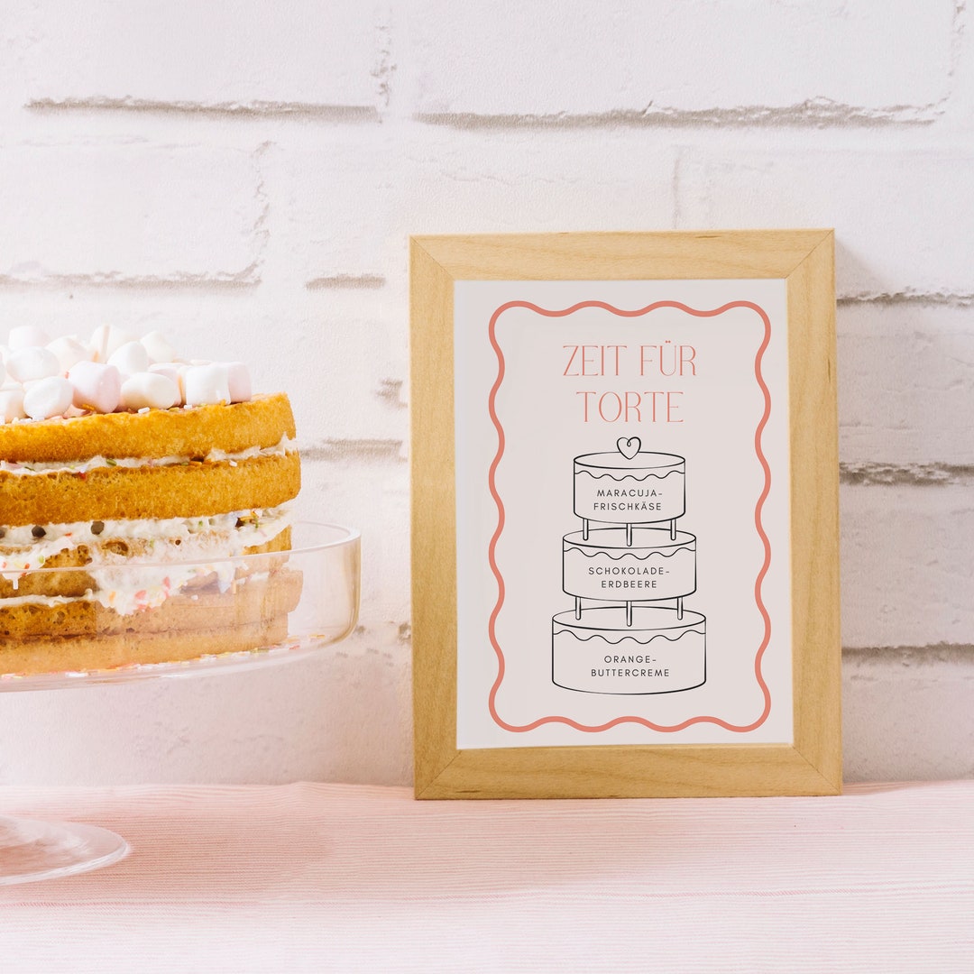 Hochzeitstorte Aufsteller Für Drei Geschmacksrichtung Zeit Für Torte ...