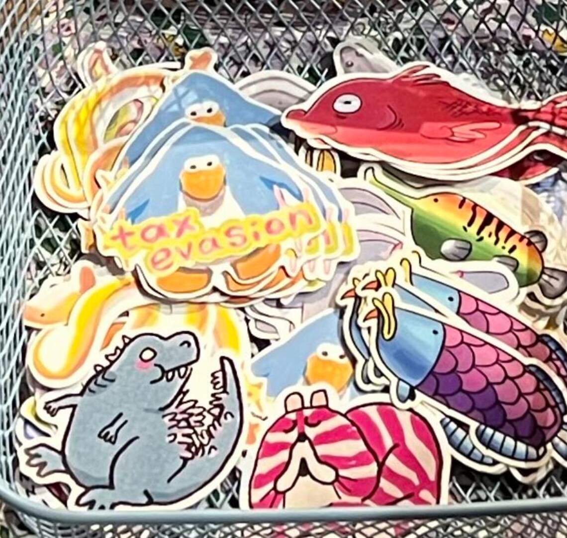 Club Penguin Inspired Vinyl Sticker Tax Evasion Penguin - Etsy