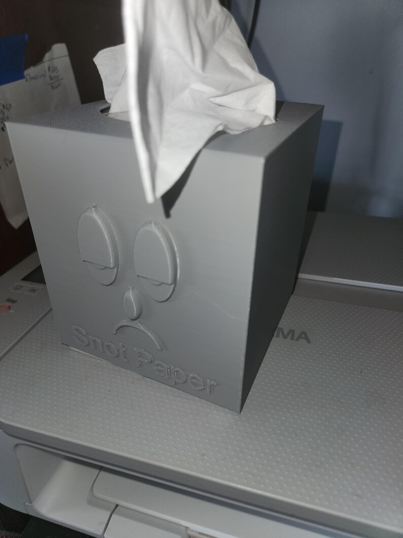 Funny Tissue Box Cover – Funny Tissue Decor – 3D Printed Tissue Holder ...