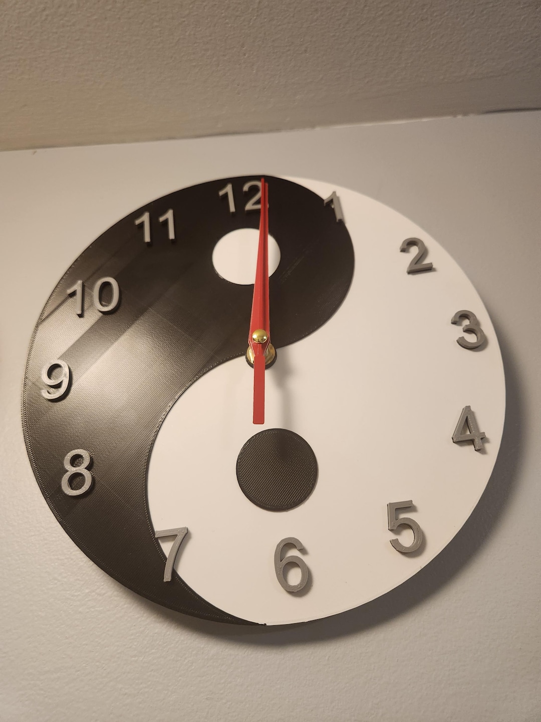 Custom Themed 3D Printed Wall Clock | 9” Unique Wall Decor | Gamer ...