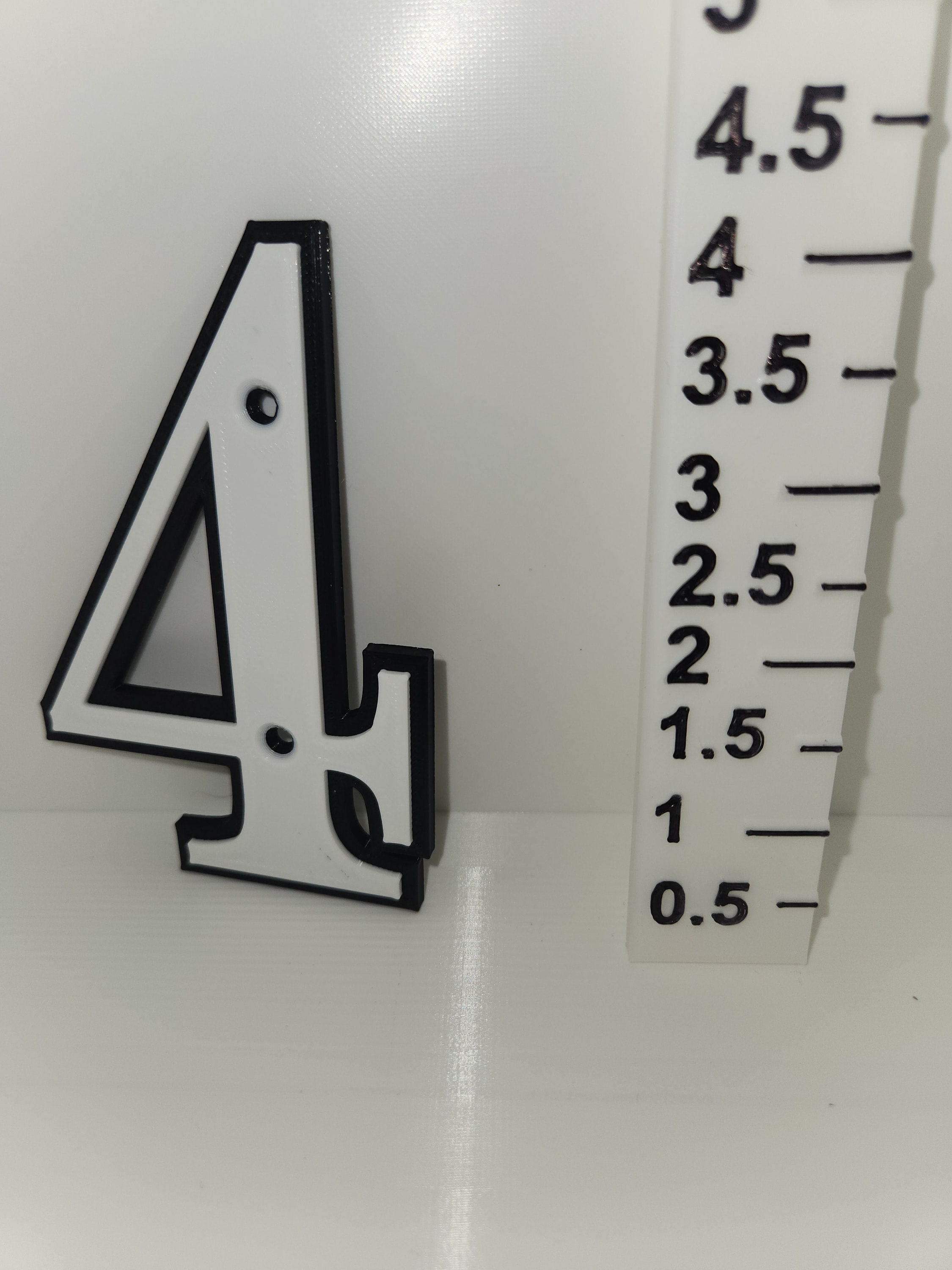 Mailbox Numbers/letters With Wood Screws - Etsy