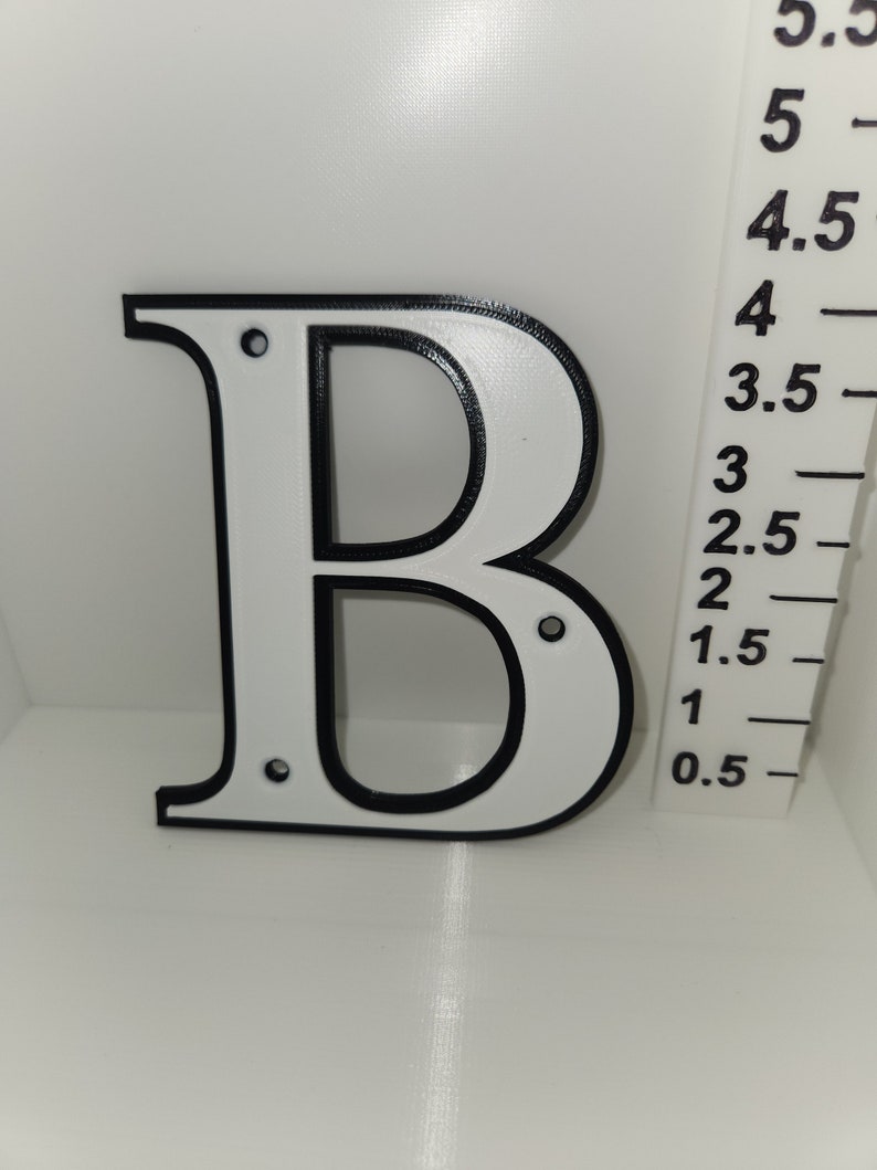 Mailbox Numbers/letters With Wood Screws - Etsy