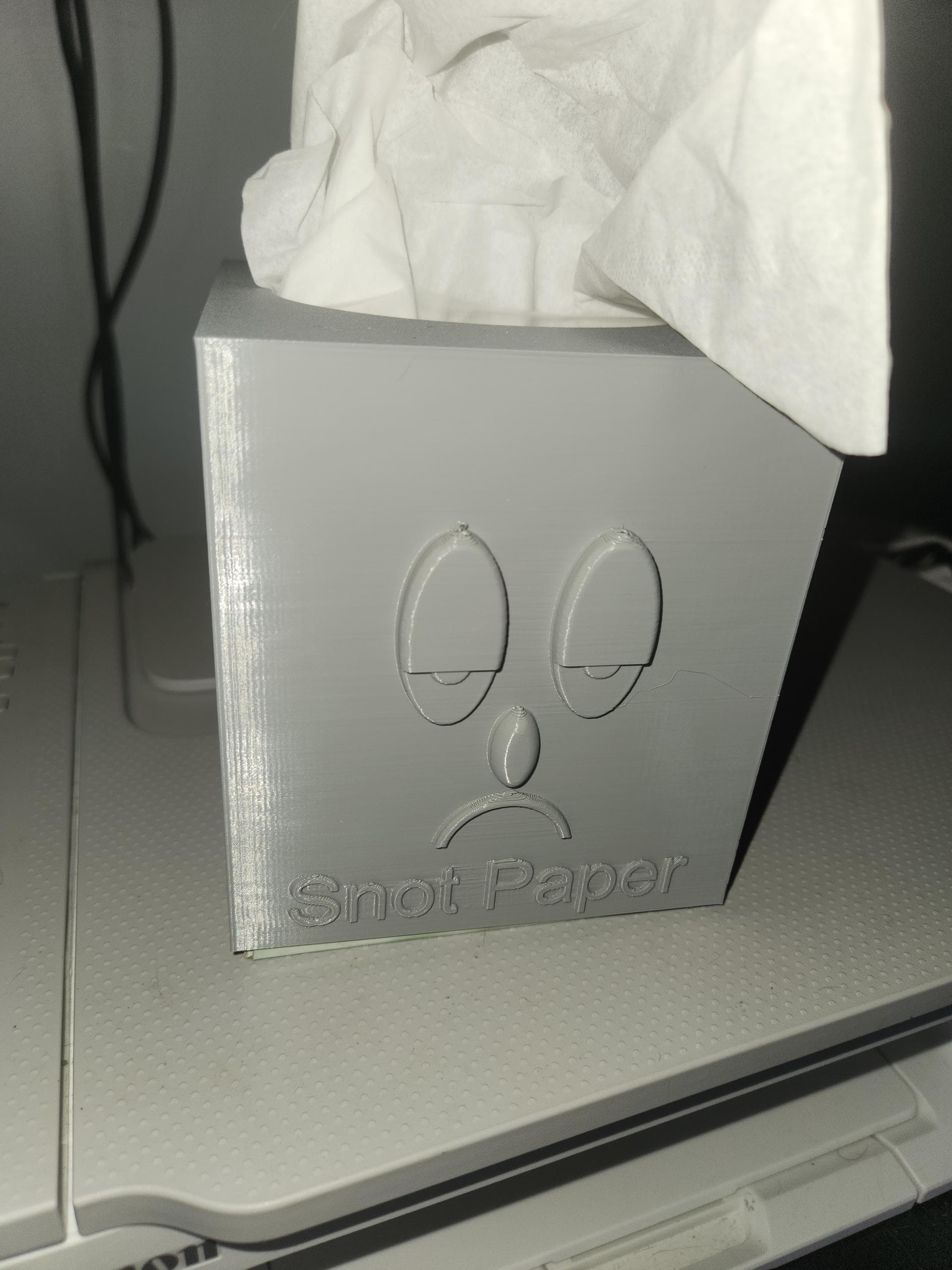 Funny Tissue Box Cover – Funny Tissue Decor – 3D Printed Tissue Holder ...