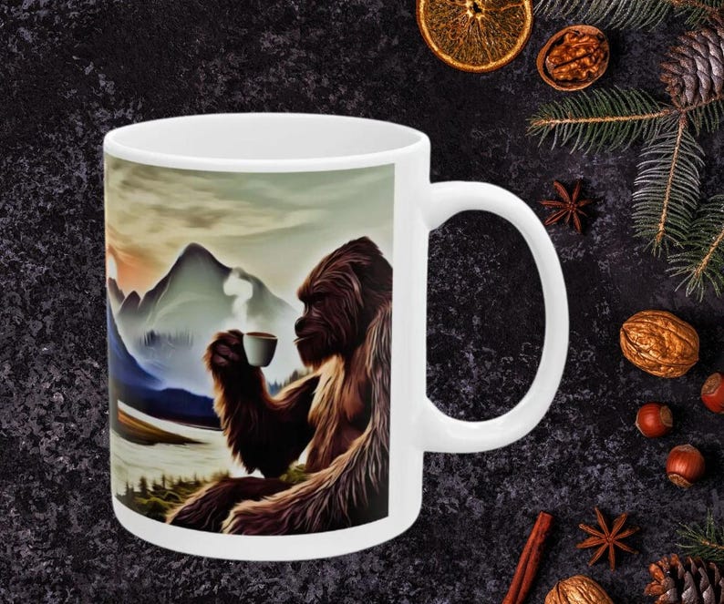 Bigfoot Coffee Cup Bigfoot Coffee Mug Gifts for Bigfoot Enthusiasts ...