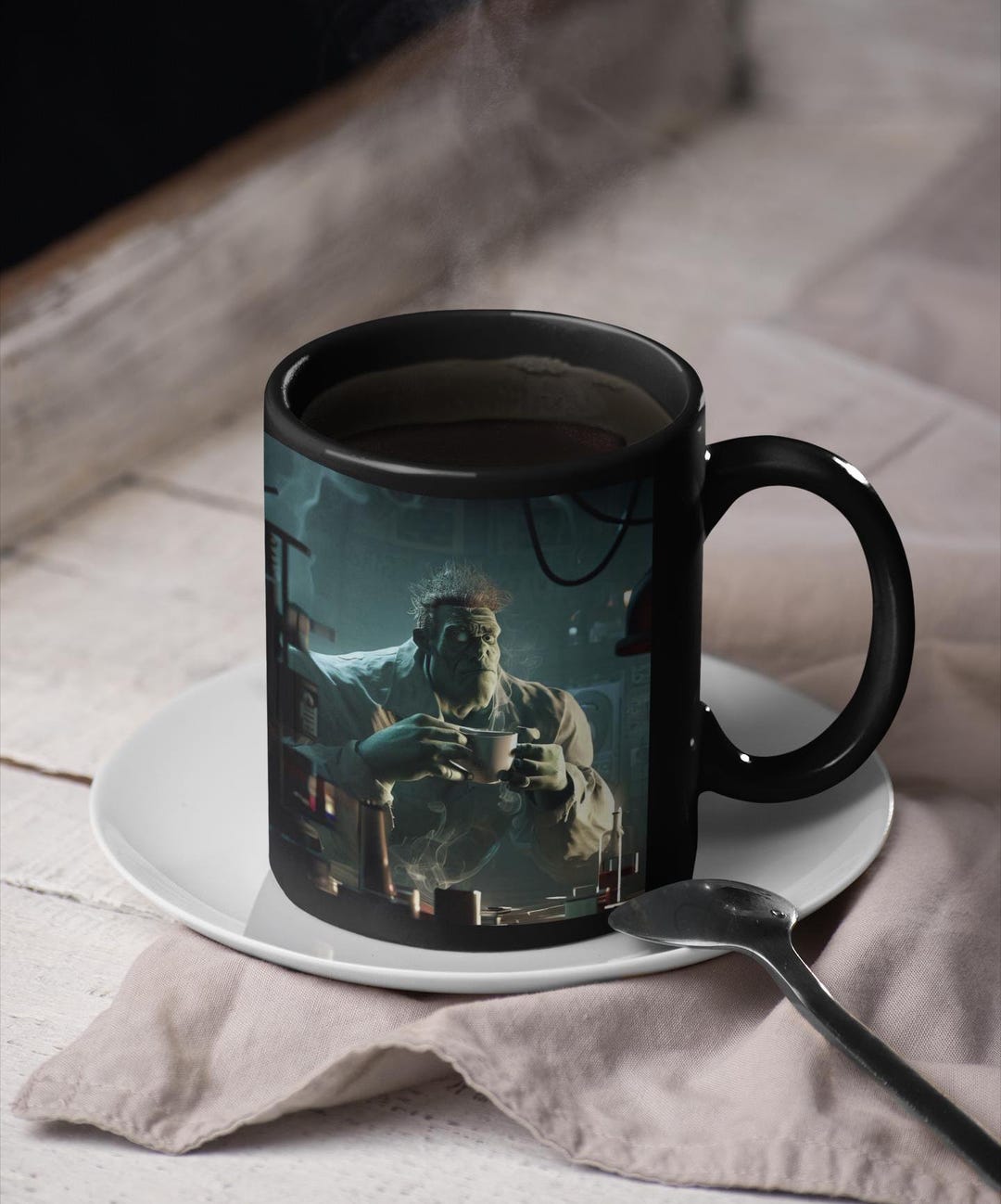 Frankenstein Coffee Cup: A Unique Mug for Horror and Coffee Lovers Gift ...