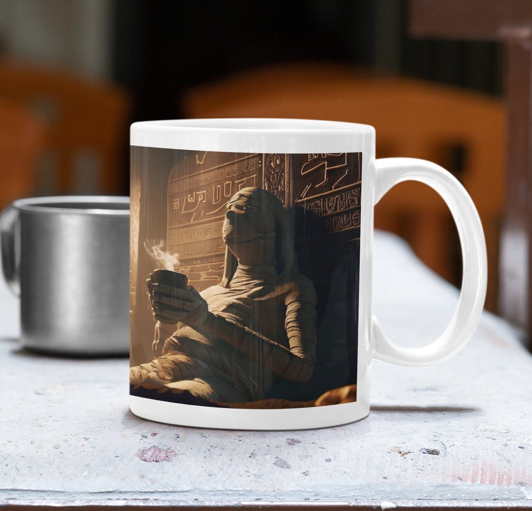 The Mummy Pharoah Black or White Coffee Mug Tea Cup - Etsy