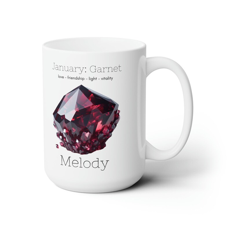 Personalized Birthstone Coffee Tea Cup Mug Custom Name Gift - Etsy