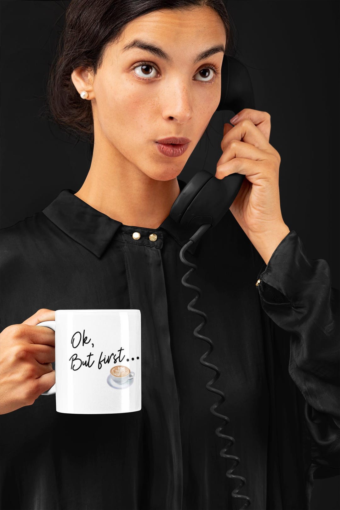 Morphing Mug, 11oz - Ok, but First... - Etsy