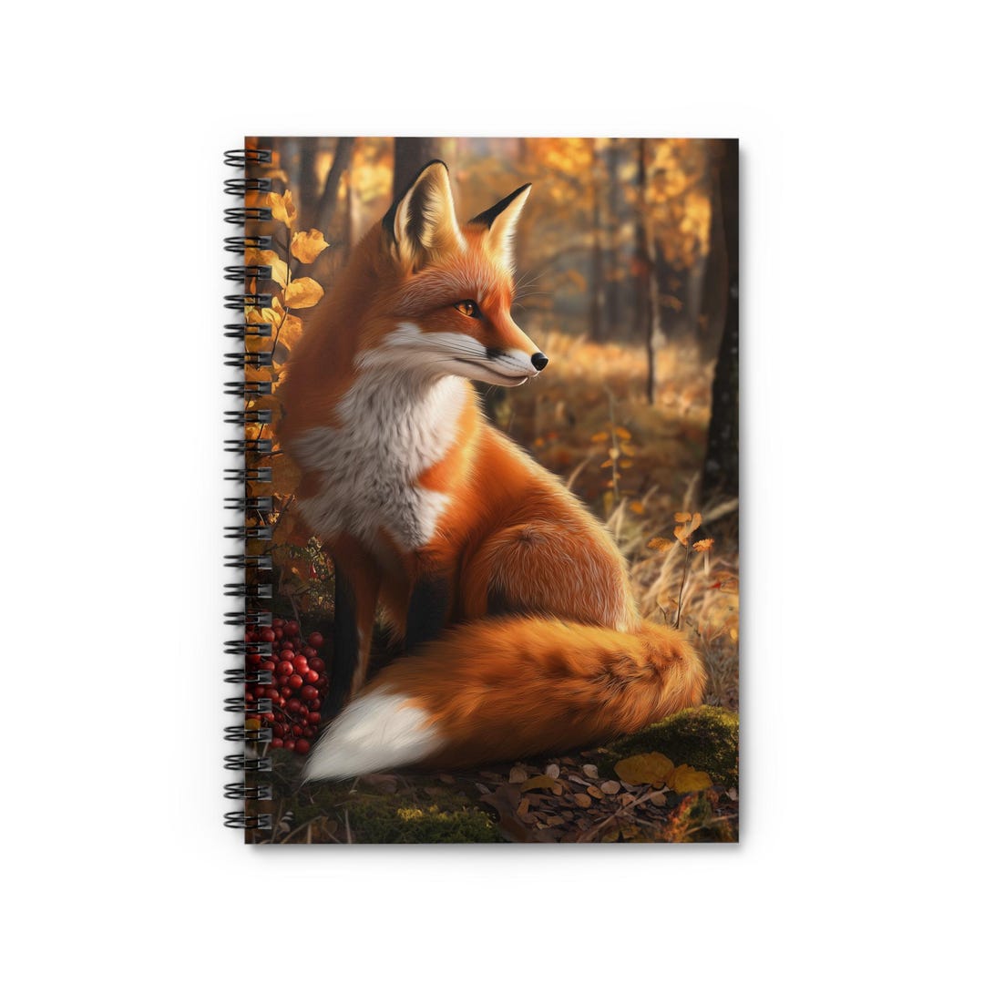 Wildlife Collection Spiral Notebook Ruled Line - Etsy
