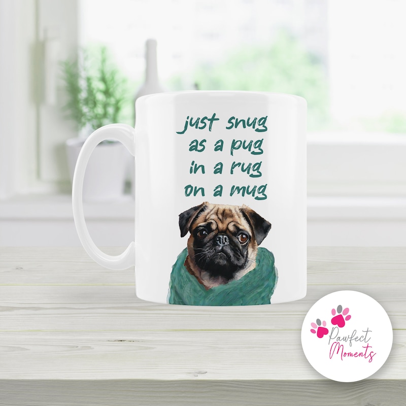 Pug in Rug - Etsy UK