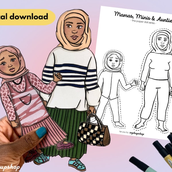 Printable Paper Doll - Etsy