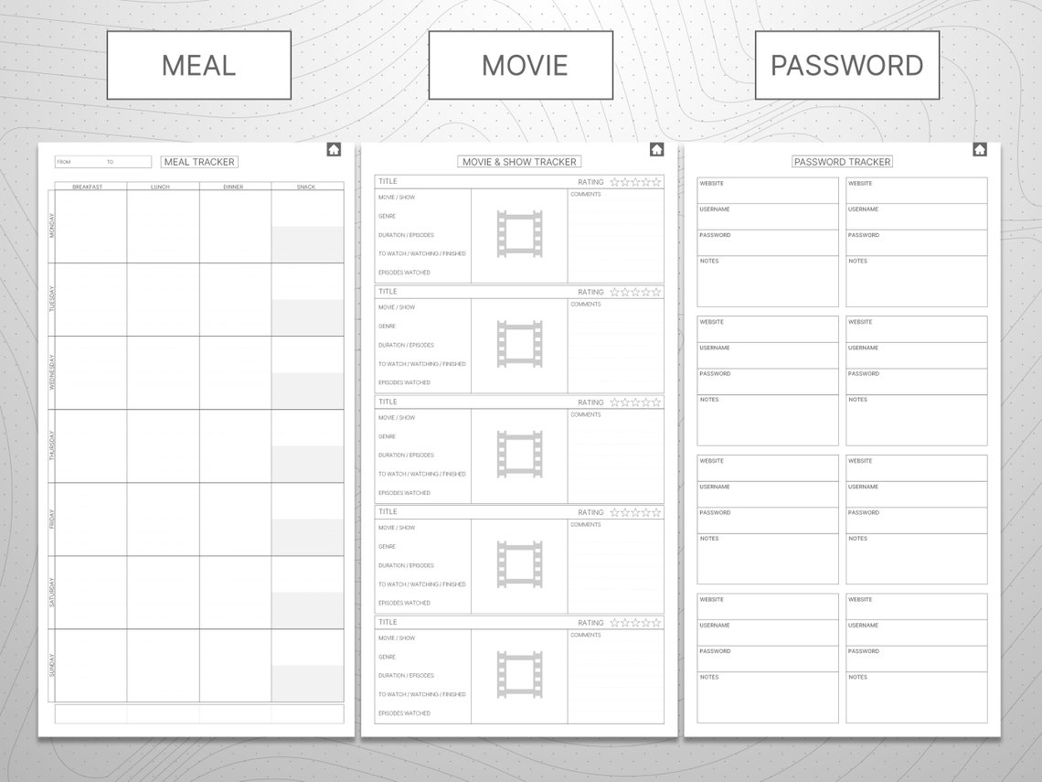 Digital Phone Planner, iPhone Digital Planner, Android Digital Phone ...