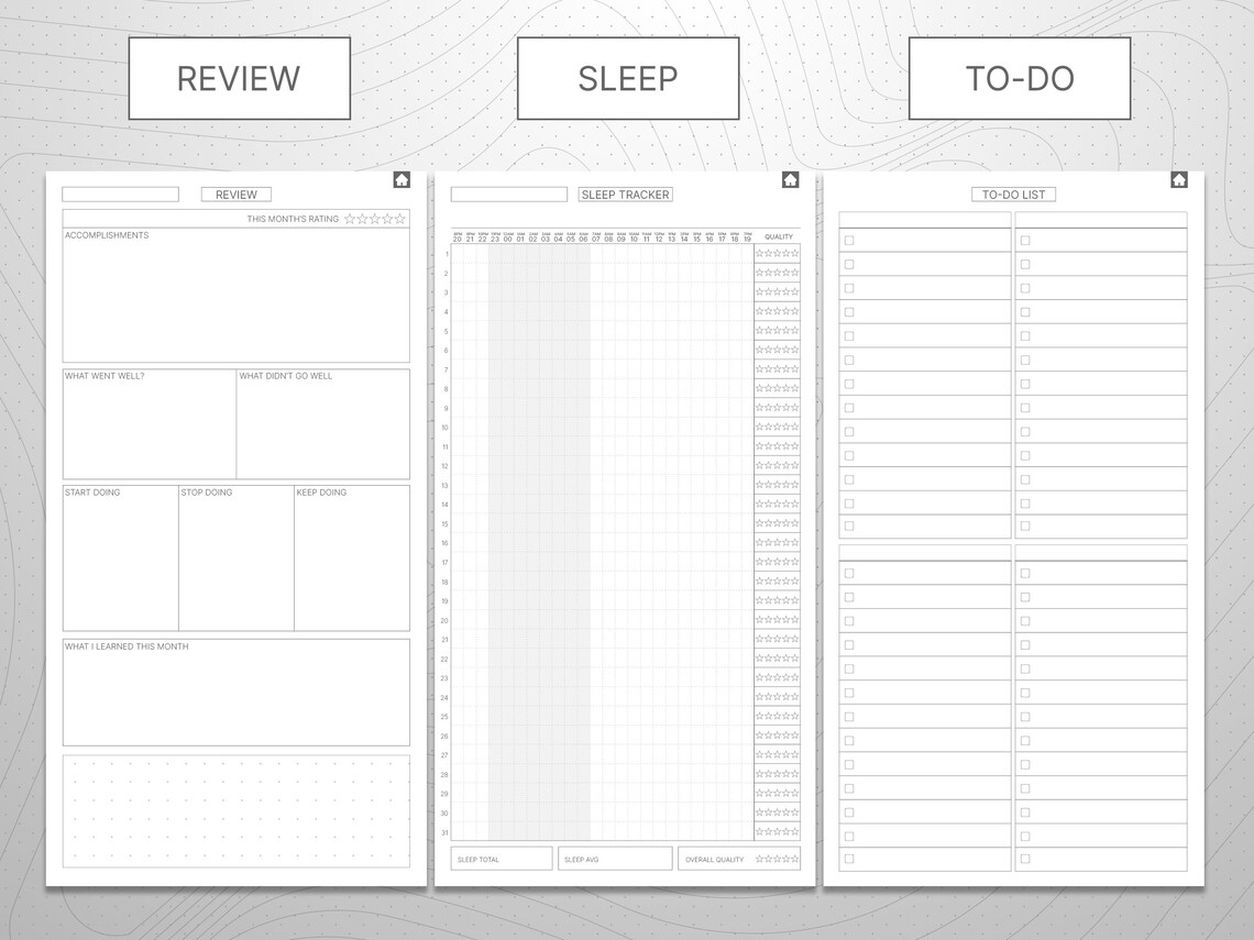 Digital Phone Planner, iPhone Digital Planner, Android Digital Phone ...