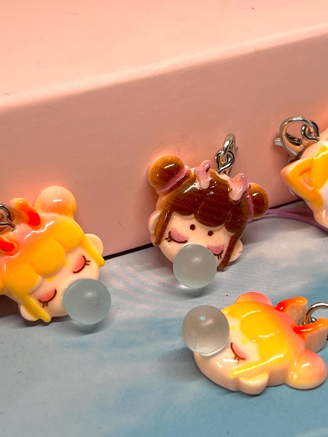 Popmart Jelly Keyring | Cute See Through Phone Charm Trinket Gift ...