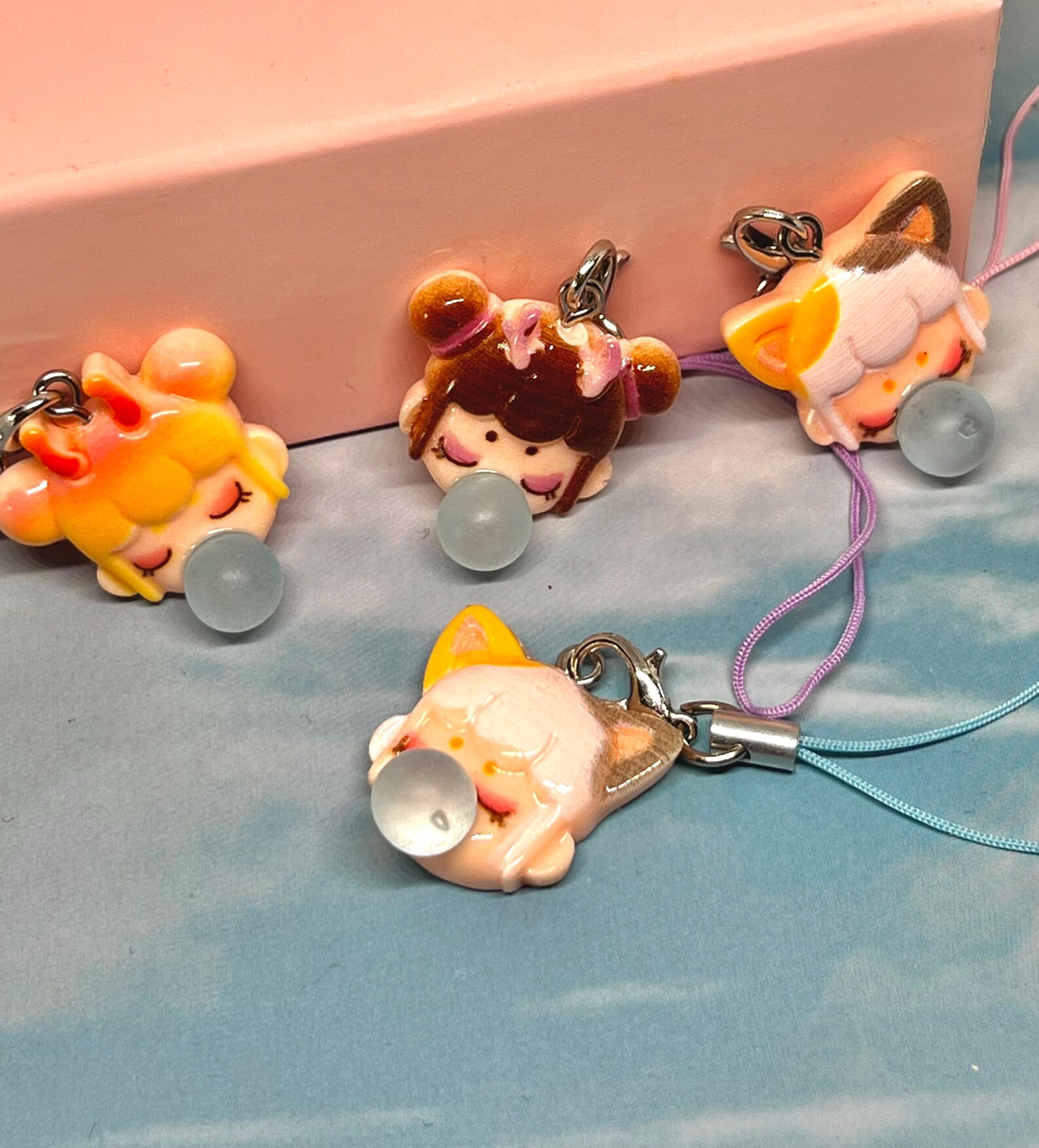 Popmart Girl Charm | Kawaii Phone Charm, AirPod Strap - Etsy