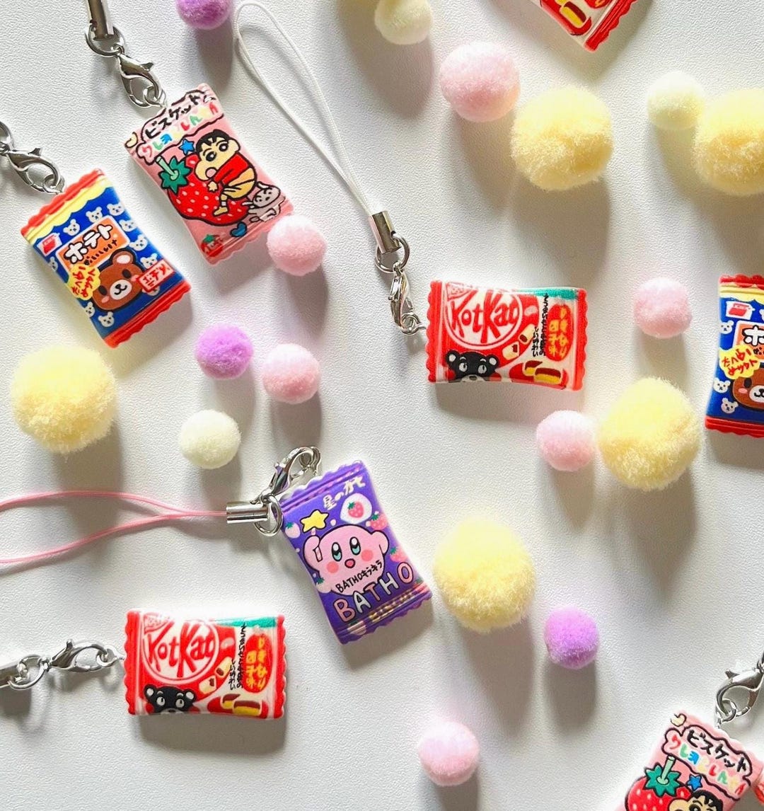 Sweets Harajuku Candy Charm | Small Phone Trinket, Cute Gift Kumamon ...