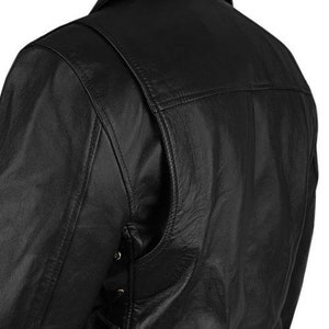 Terminator 2 Arnold Schwarzenegger Cow Hide Leather Biker Jacket ...