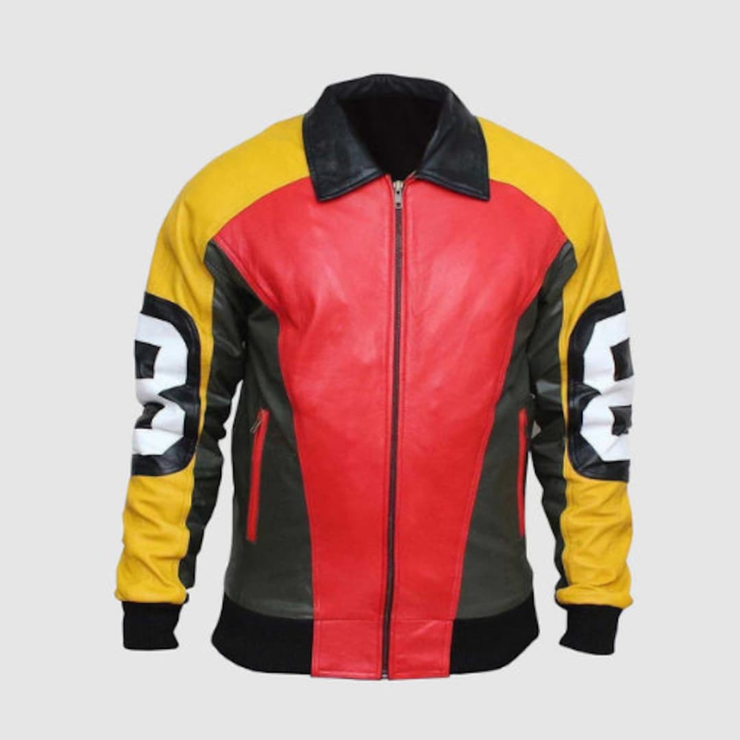 8 Ball Seinfeld Puddy Patrick Warburton Bomber Leather Jacket, Retro ...