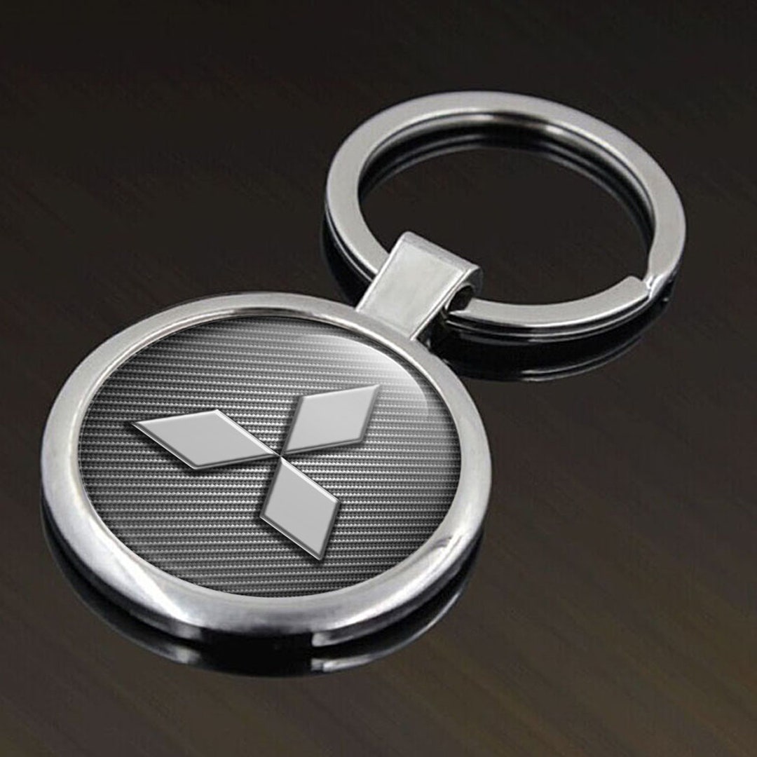 MITSUBISHI Handmade Designer Metal Logo Keychain Gift Keyring - Etsy