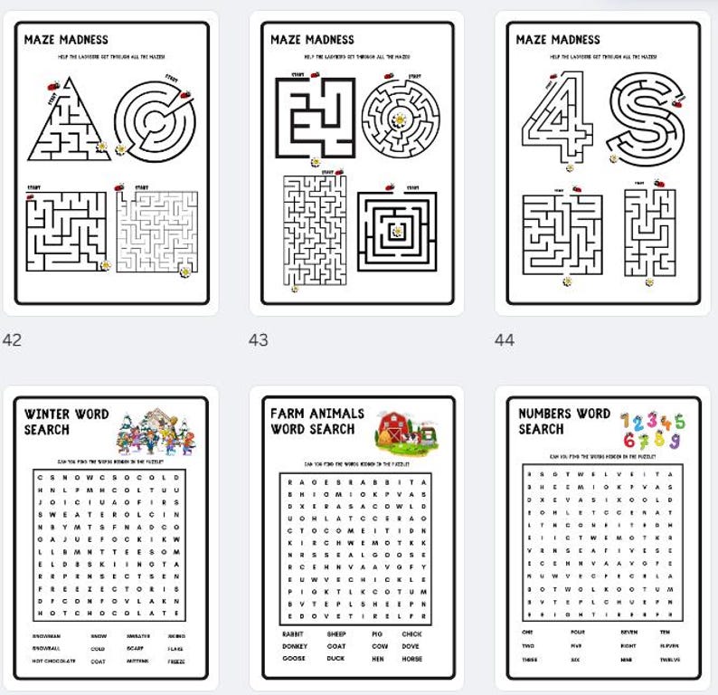 Interactive Kids Activity Book | Colour by Number & Learning Fun ...