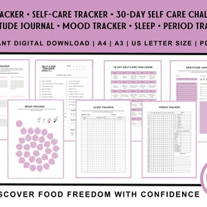 Fitness Planner Printable | Weight Loss Tracker & Workout Planner ...