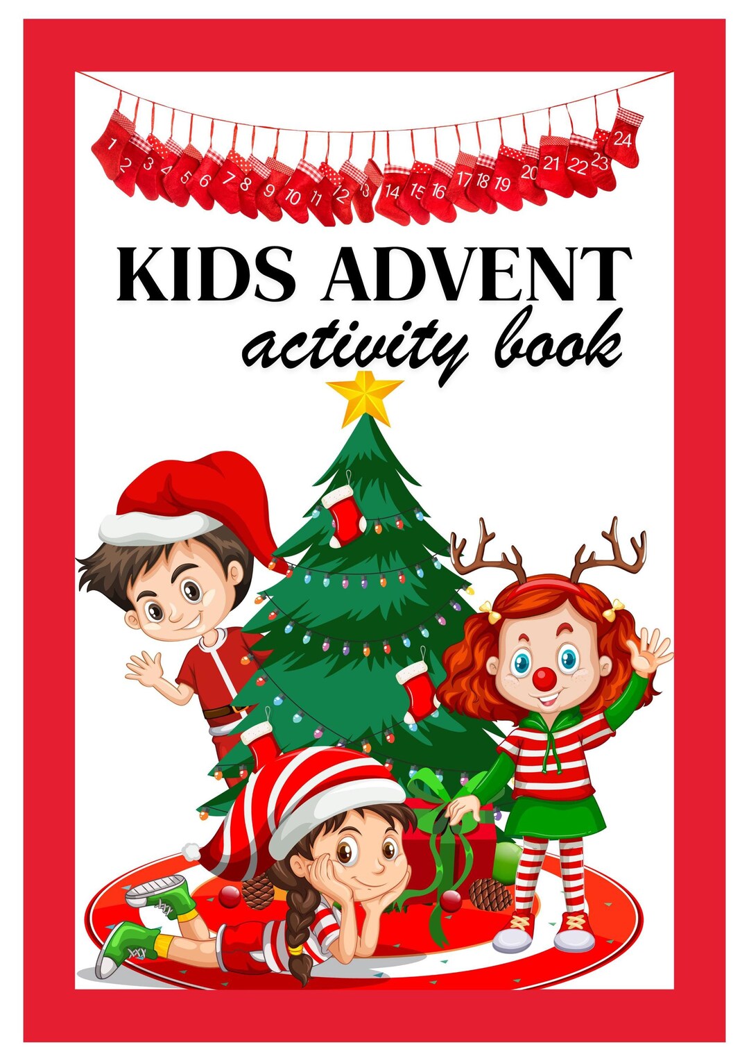 Advent Activity Book christmas for Kids advent Calendar printable ...