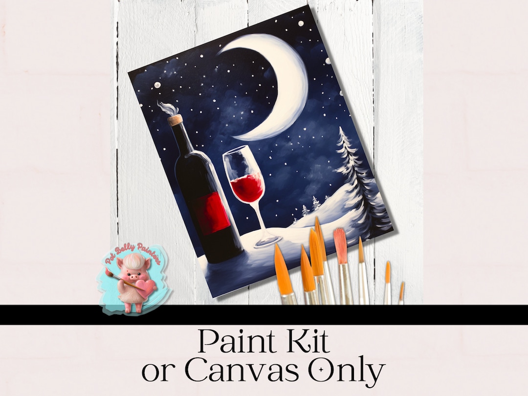 Christmas Paint Kit: Create Winter-inspired Art/paint Kit - Etsy