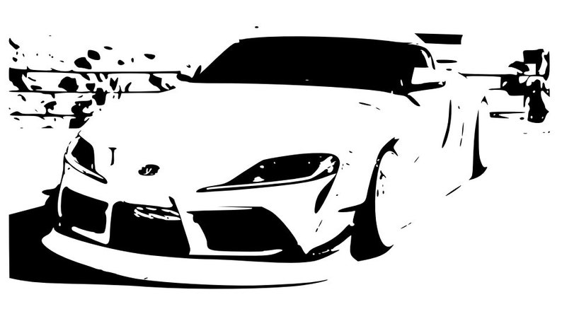 Mk5 Widebody Supra - SVG - Etsy