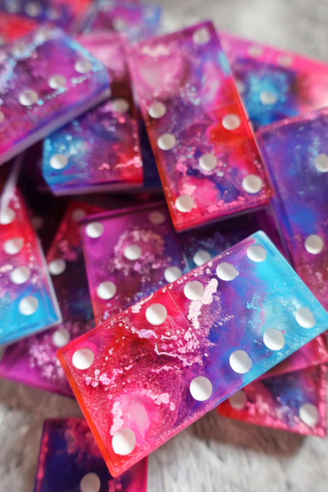 28 Pieces Domino Gift Set/domino Gift Set/resin Domino/custom Domino ...