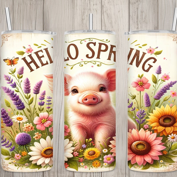 Spring Pig - Etsy