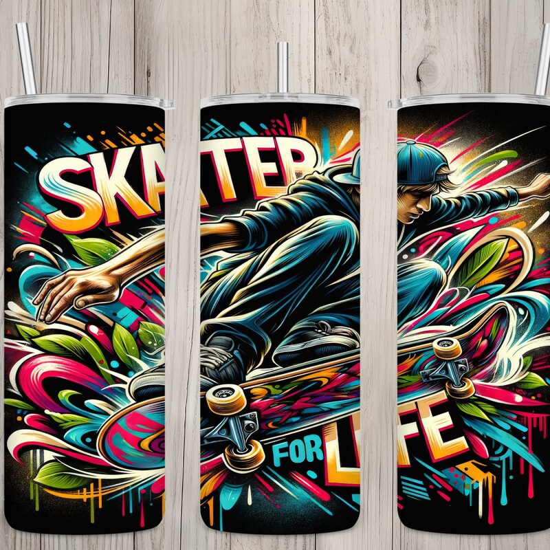 Skateboard Tumbler Wraps - Etsy